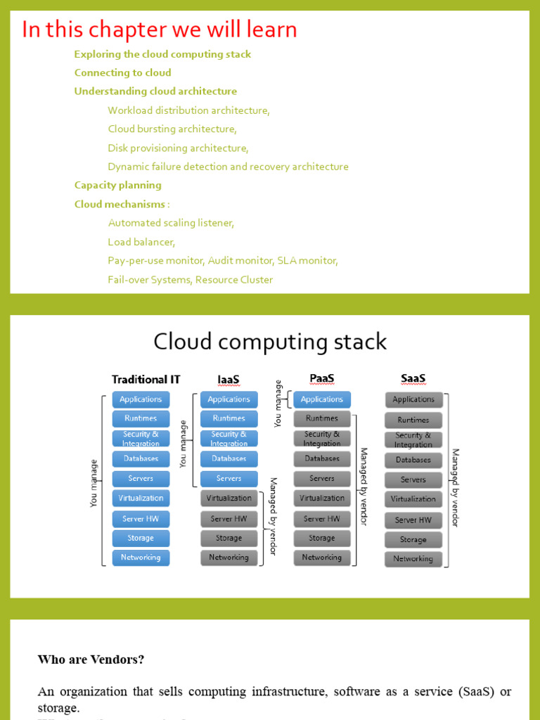 Unit3 Cloud Architecture | PDF