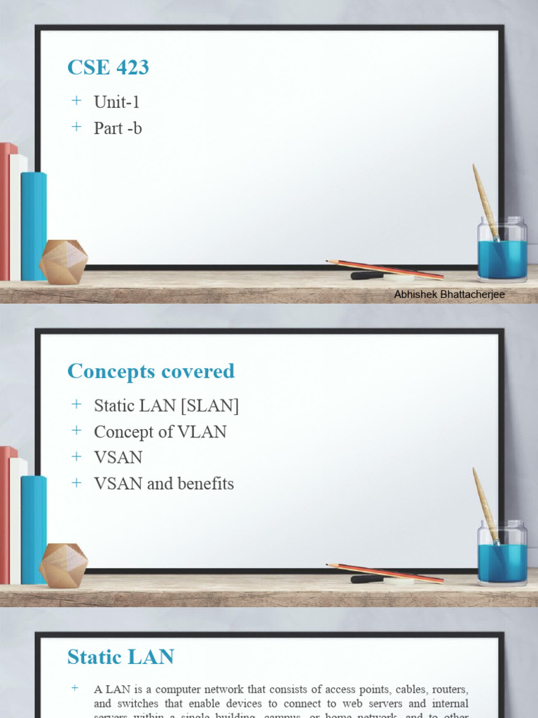 Unit1 VLAN VSAN | PDF | Computer Network | Network Switch