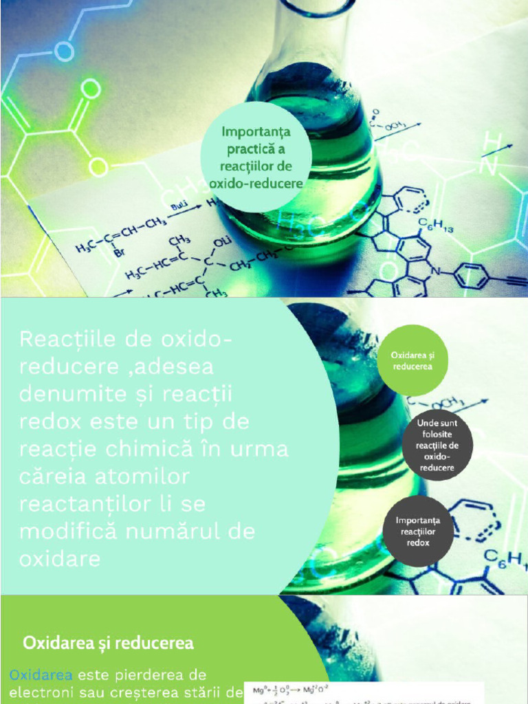 Reactii de Oxido Reducerii | PDF
