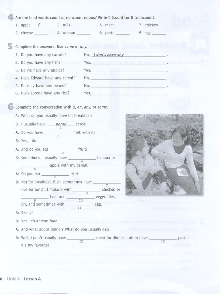 Four-Corners-1-Workbook-55-57 | PDF