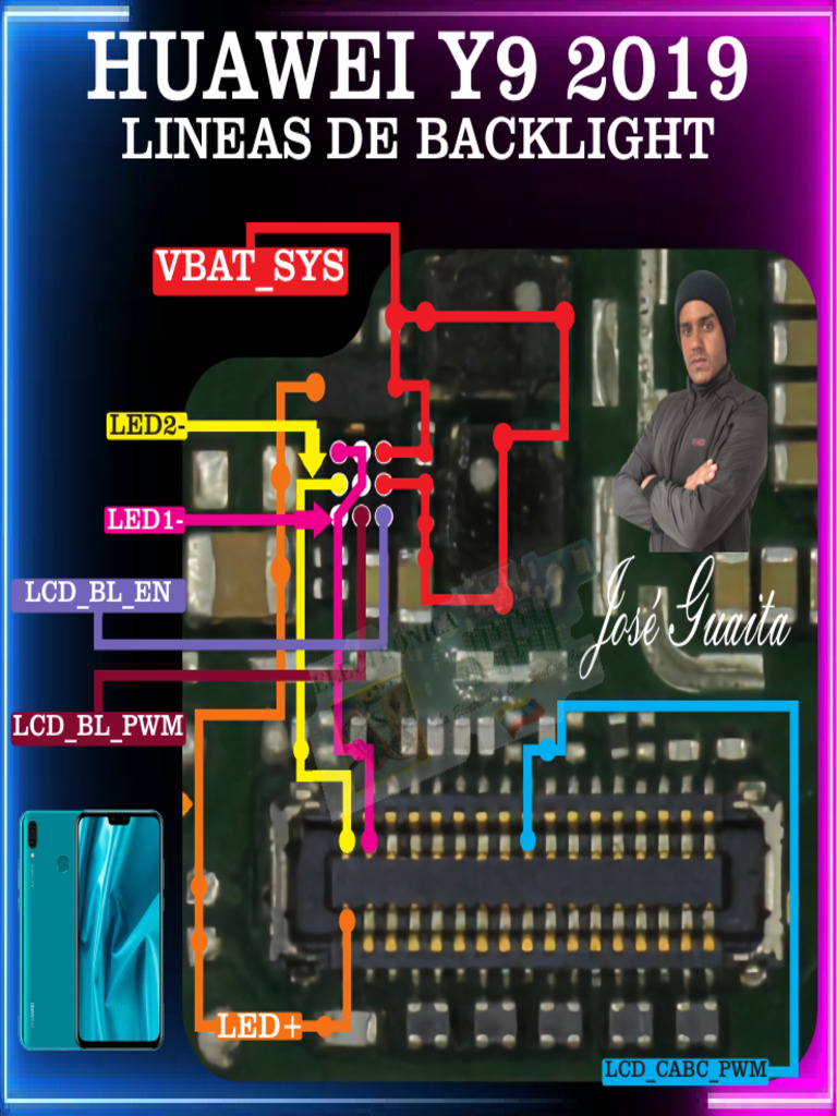 Esquema de Backlight Huawei Y9 2019 | PDF