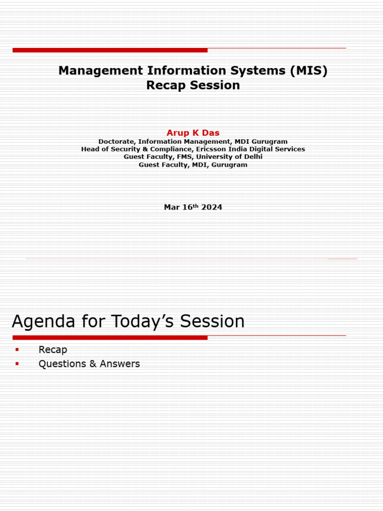 MIS Recap Session | PDF | Customer Relationship Management | Cloud ... MIS Recap Session | PDF | Customer Relationship Management | Cloud ...