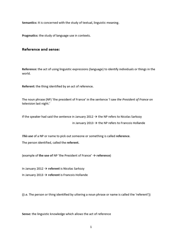 Lecture 10 Semantics and Pragmatics Ver 2 | PDF | Semantics | Syntax Lecture 10 Semantics and Pragmatics Ver 2 | PDF | Semantics | Syntax