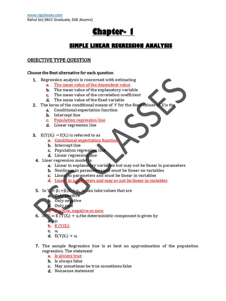 Economterics Final 2024. | PDF | Regression Analysis | Errors And Residuals