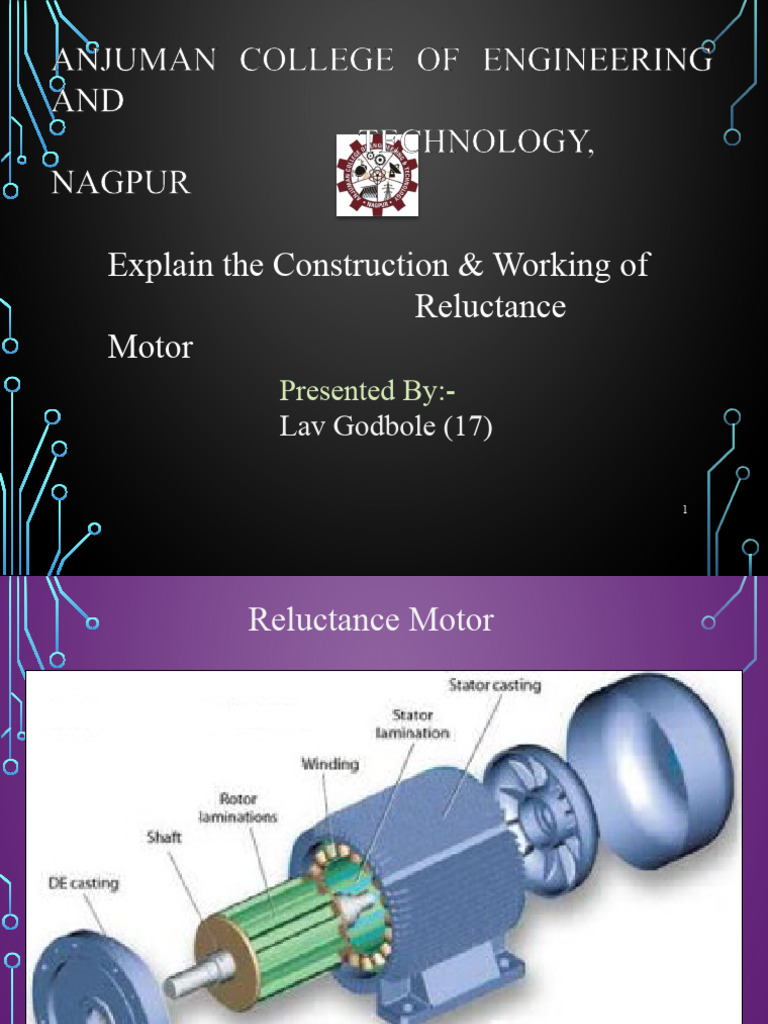 Reluctance Motor 17 (Lav) | PDF | Electric Motor | Electricity