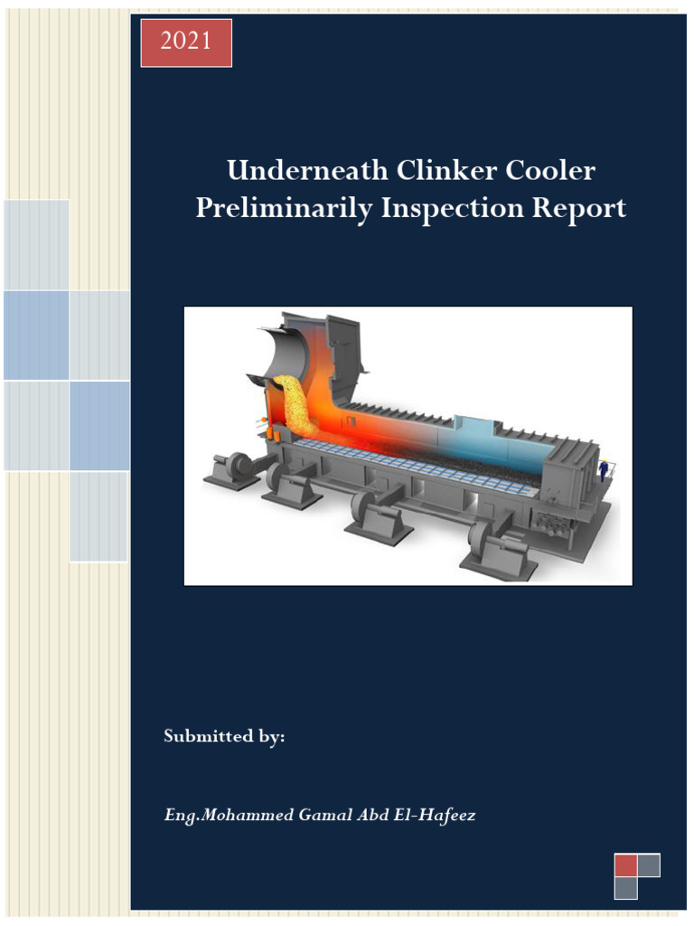 Underneath Clinker Cooler Preliminarily Inspection Report | PDF | Mechanical Engineering