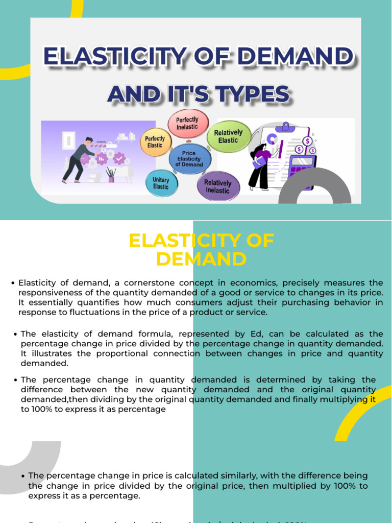 Dynamics of Demand Elasticity An Examination of Its Types and ... Dynamics of Demand Elasticity An Examination of Its Types and ...