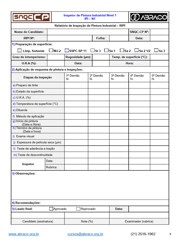 Modelo Ripi e RNC - Ipi n1 - Abraco | PDF