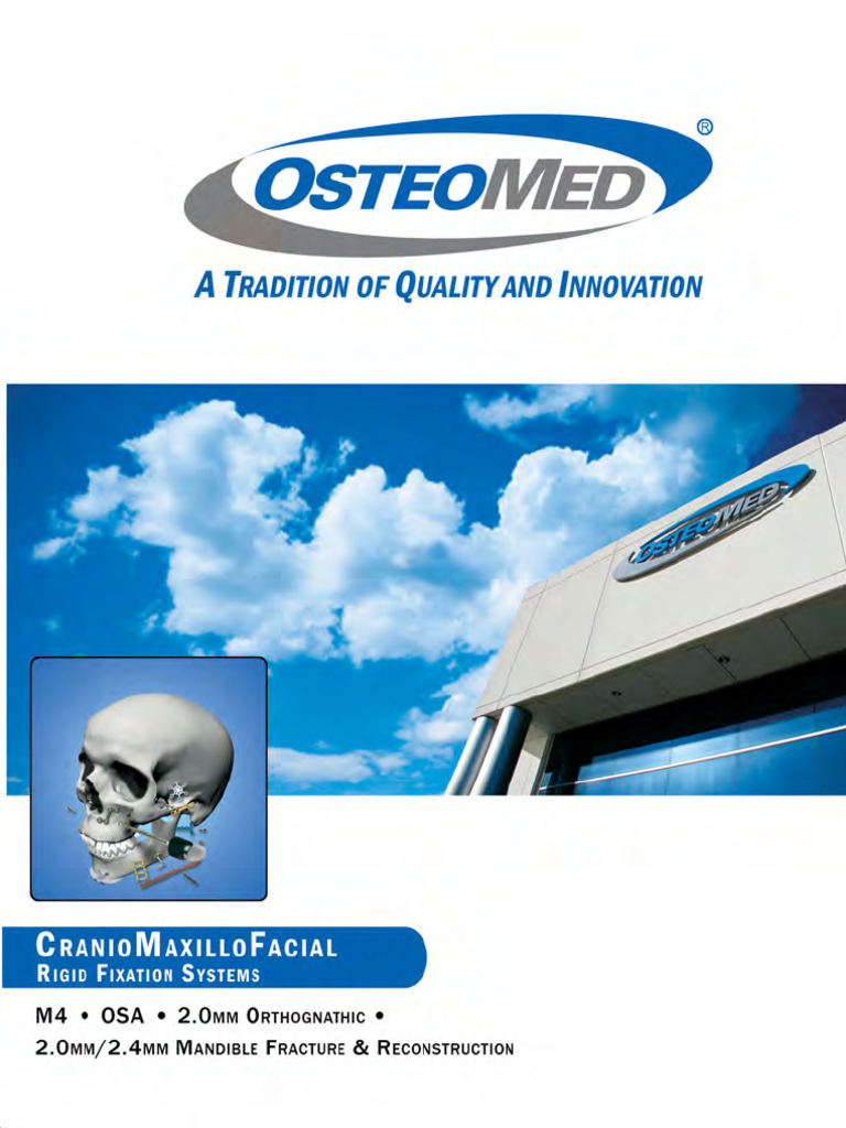 OSTEOMED SISTEMA COMPLETO - M4 (+OSA 2.0mm e Reconstr.) (37335) | PDF ...