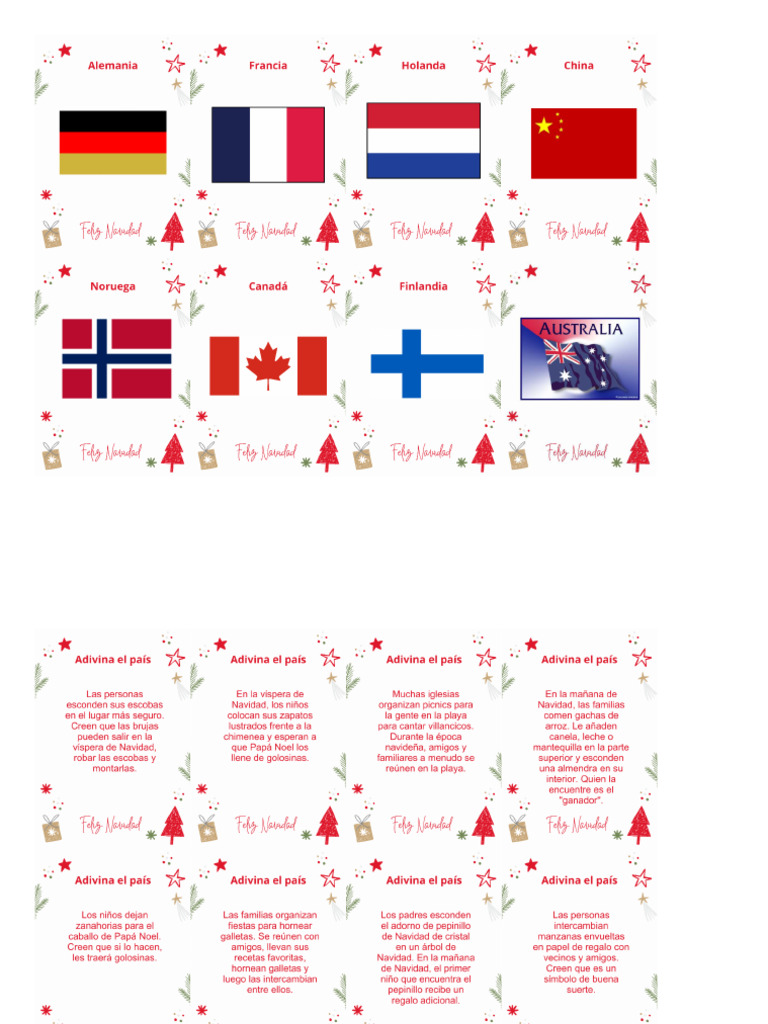 Juego adivina el país | PDF