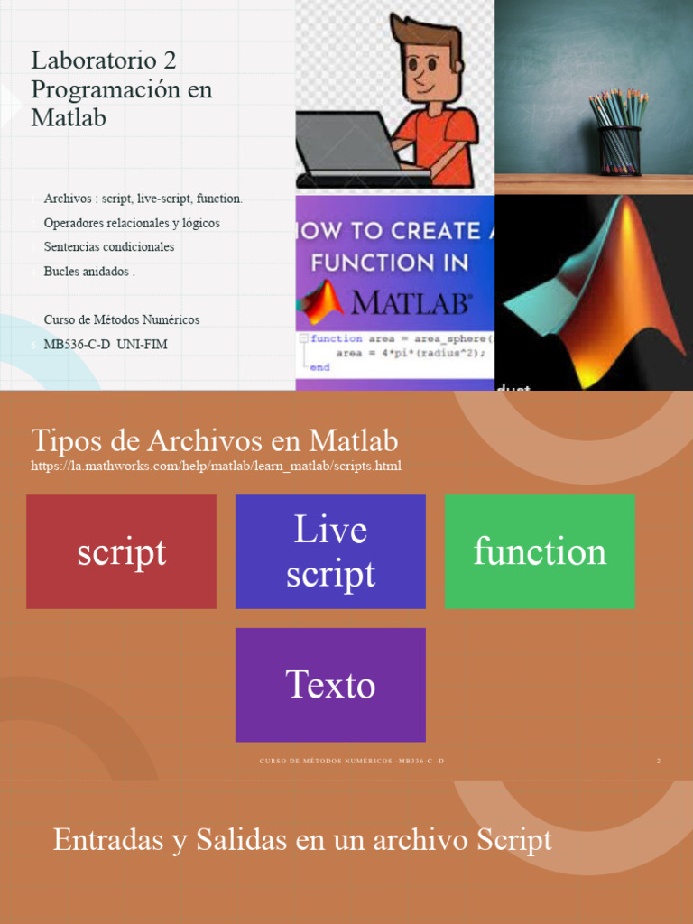 Laboratorio 2 Programación en Matlab | Descargar gratis PDF | Flujo de ...
