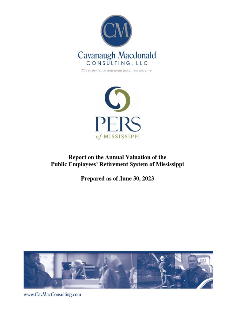 2023 PERS ANnual Acturial Report | PDF | Valuation (Finance ...