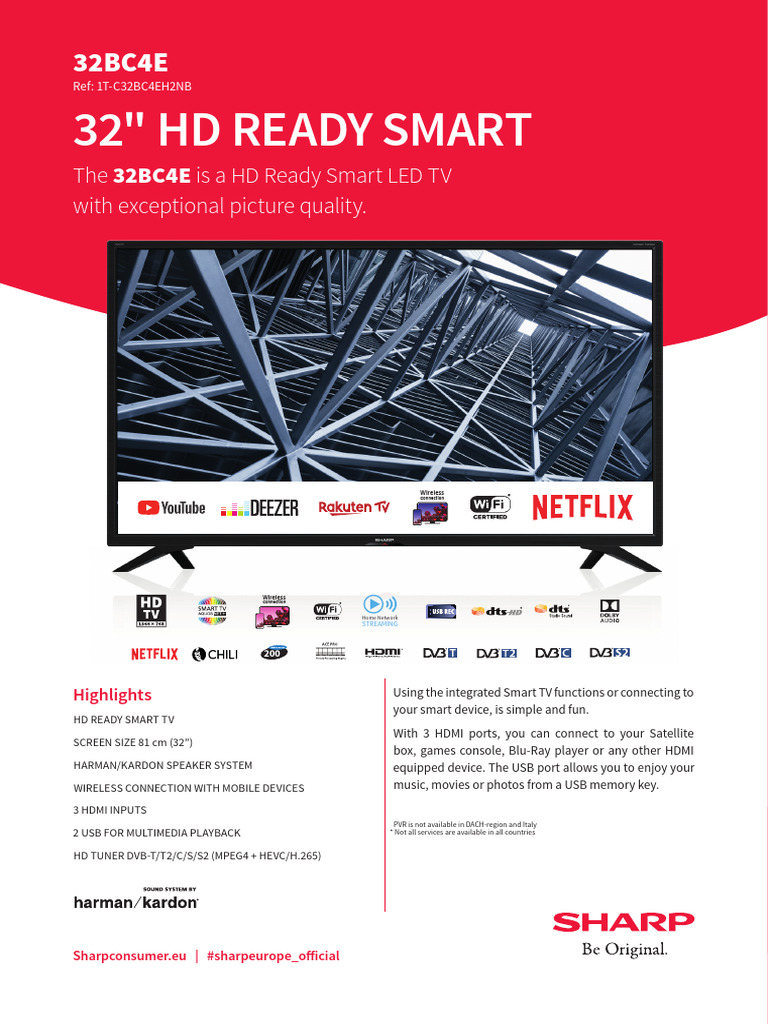 Product Technical Sheet | PDF | Hdmi | High Definition Television