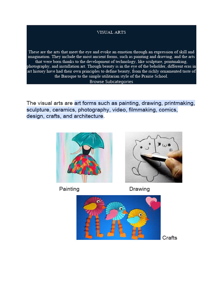 Visual Arts | PDF | The Arts | Graphic Design