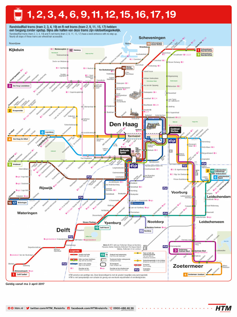 HTM Lijnenkaart Trams | PDF