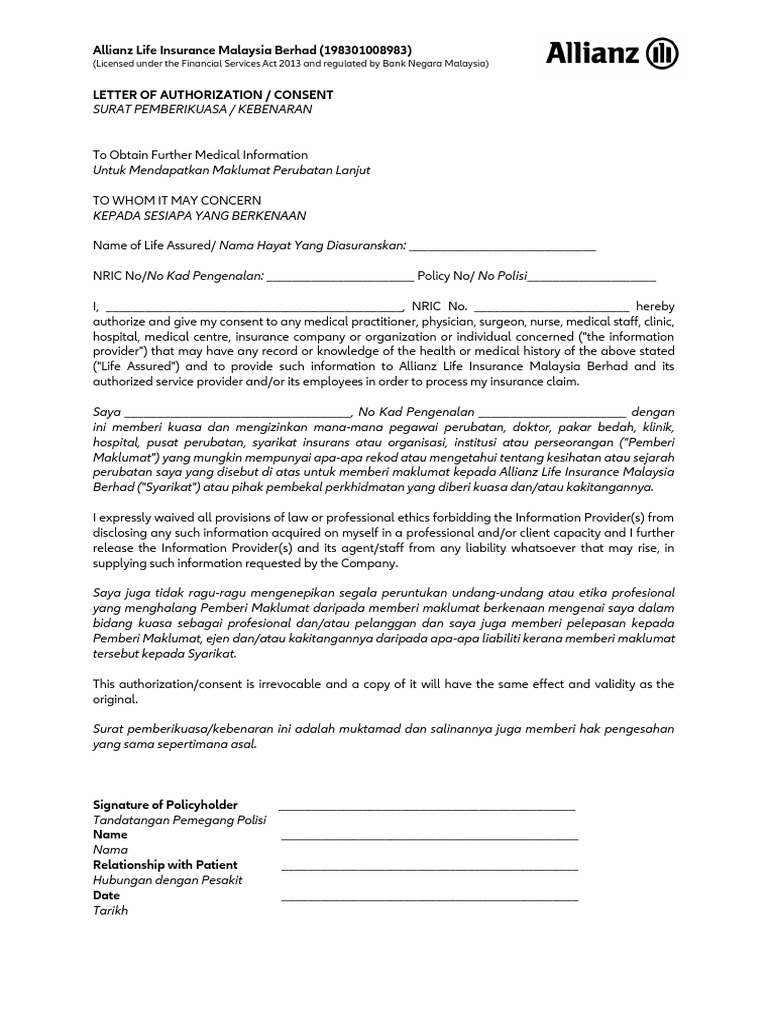 LETTER OF AUTHORIZATION v2 | PDF