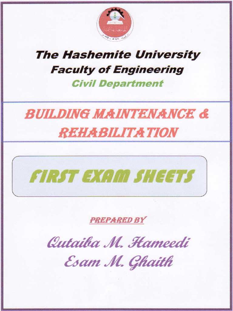Building Maintenance & Rehabilitation | PDF | Concrete | Building Materials