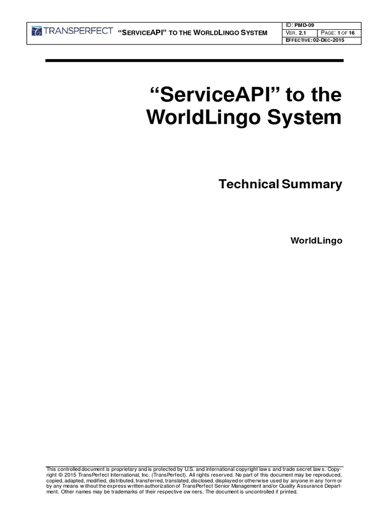 Service API | PDF | Web Server | Internet & Web