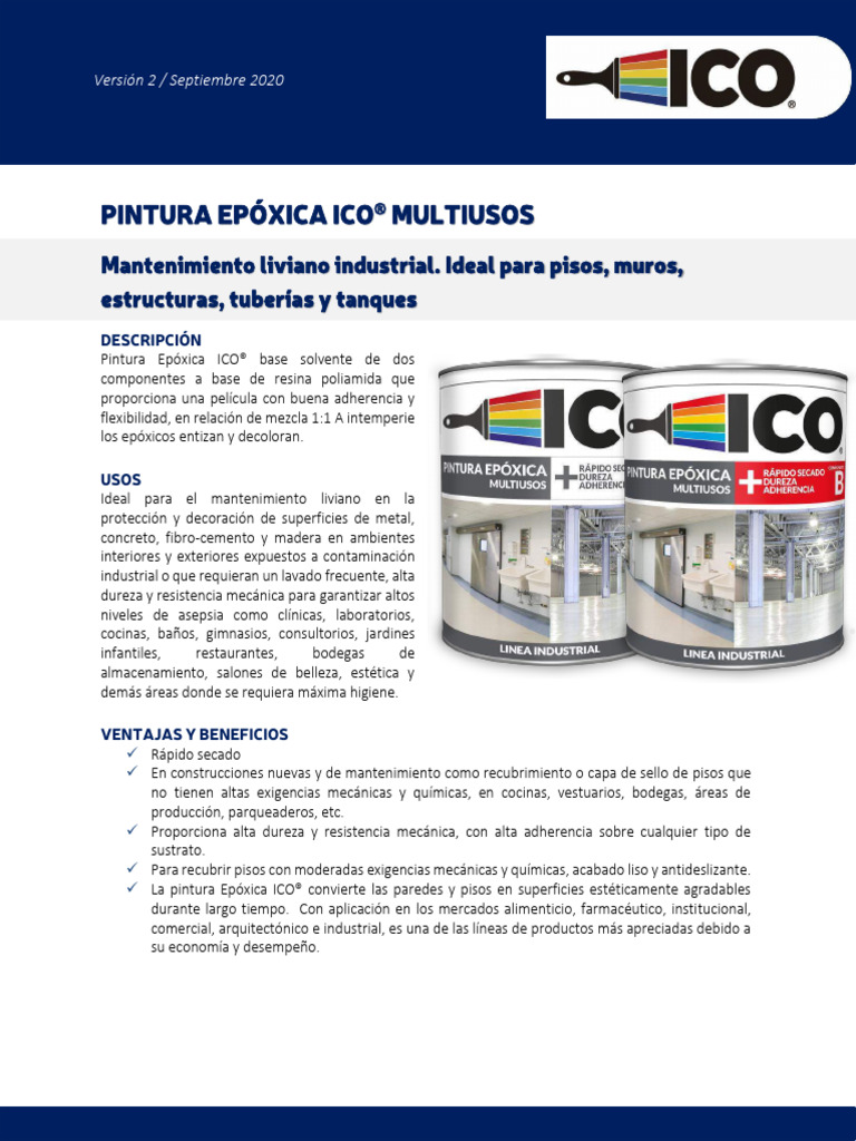 Epoxica Ico Comprimido | PDF | Pintar