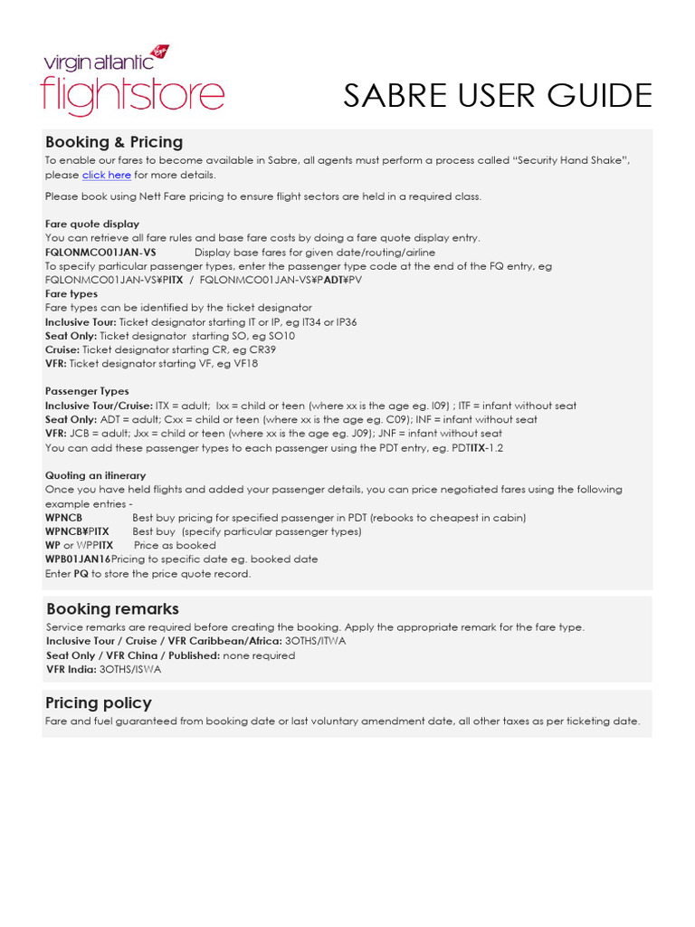 Vafs Sabre User Guide Queue Back | PDF