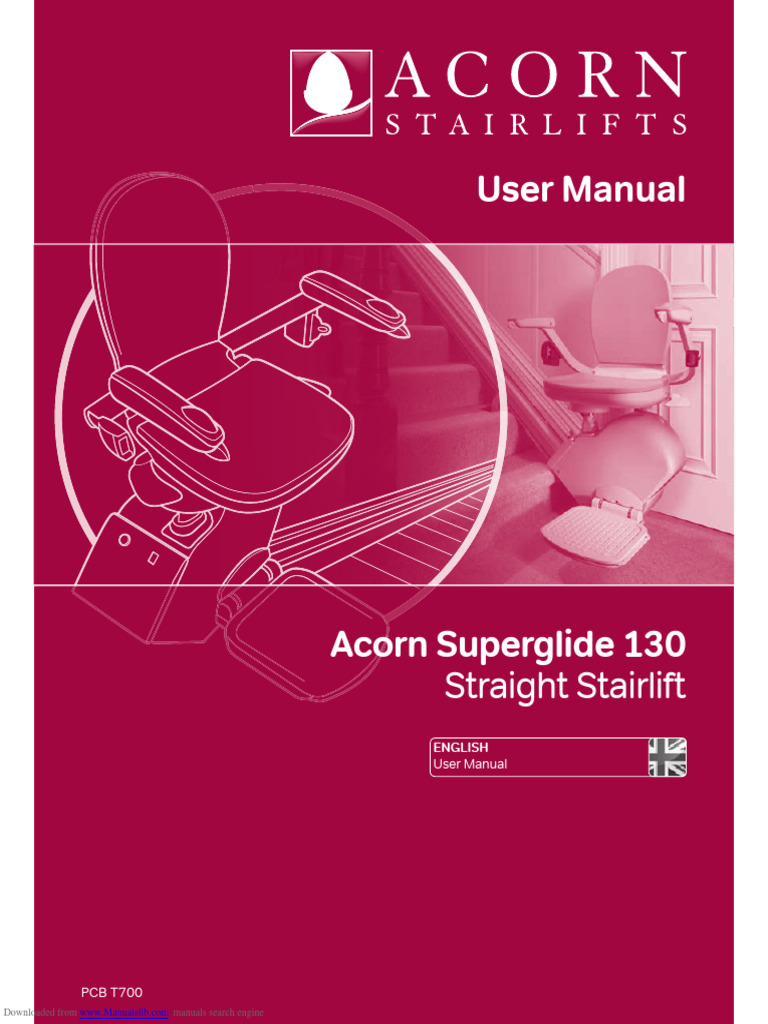 Acorn Superglide 130 Stairlift Manual | PDF