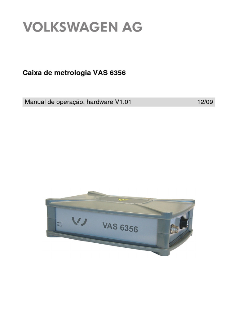 Vas 6356 - Manual de Operação | PDF | Fonte de energia | Hardware de ...