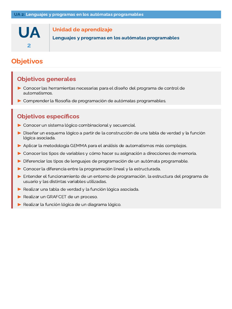 Objetivos Generales | PDF | Poco | Programa de computadora