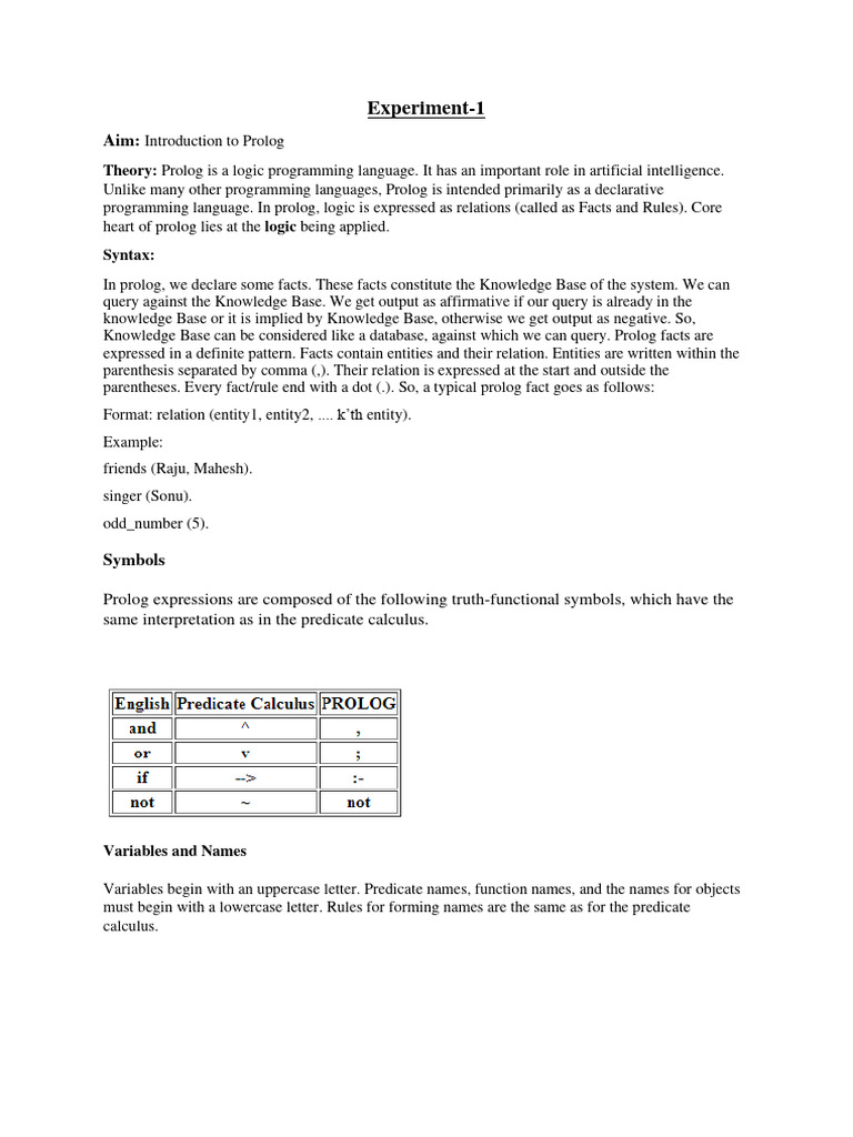 Experiment 1 Download Free Pdf Mathematical Logic Applied Mathematics
