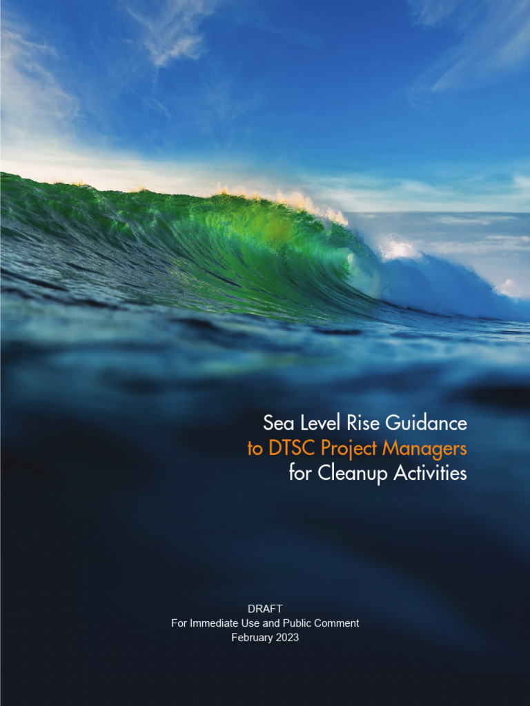 DTSC Sea Level Rise Guidance 2023 | PDF | Superfund | Resource ...
