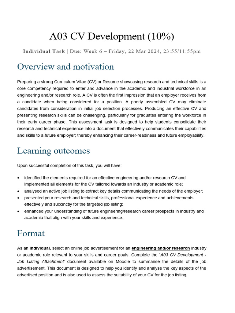 2222A03 CV Development | PDF | Résumé
