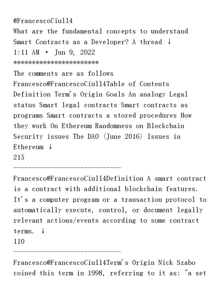 What Is A Smart Contract | PDF | Distributed Computing | Computing