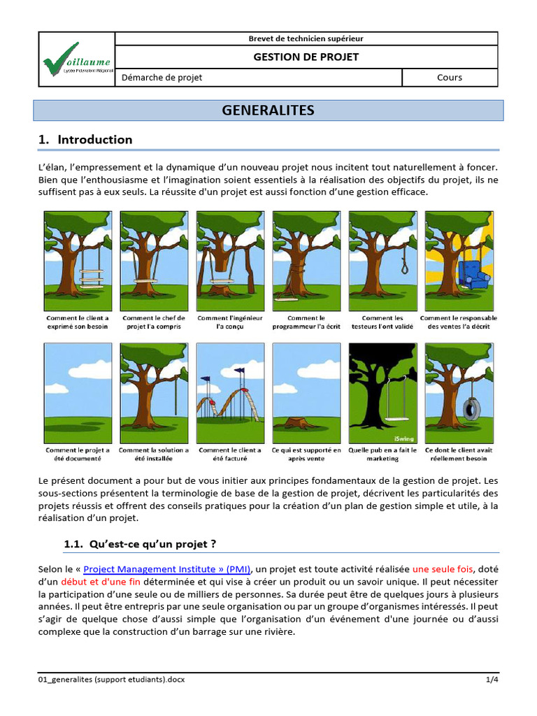 Principes de gestion de projet essentiels | PDF | Affaires