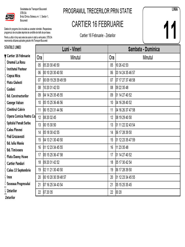 11 Retur Tramvai | PDF