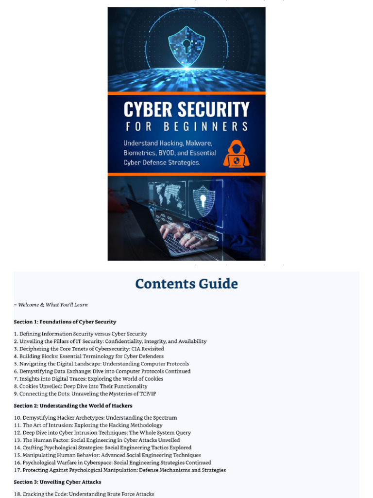 Cyber Security For Beginners Your Essential Guide | PDF