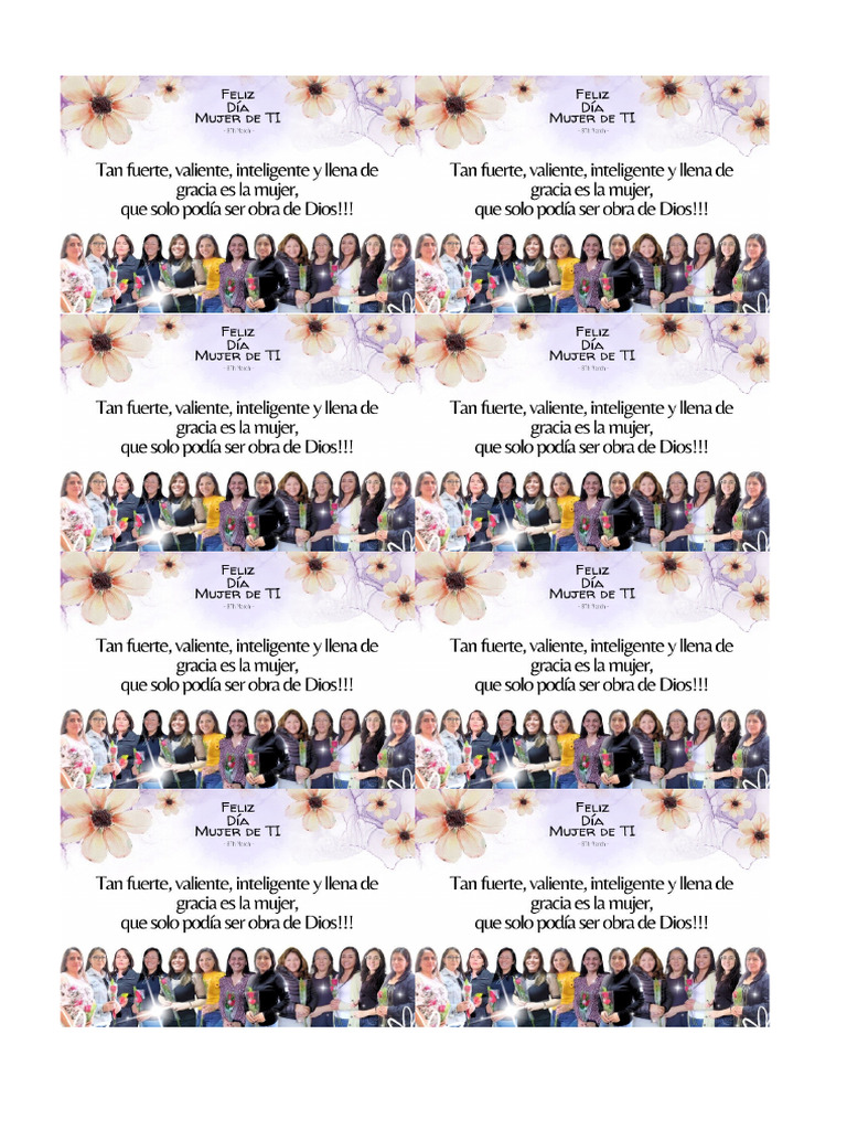 Día De La Mujer Pdf