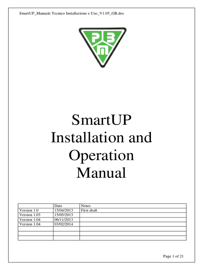SmartUP Installation & Use Guide | PDF | Rechargeable Battery | Battery Charger