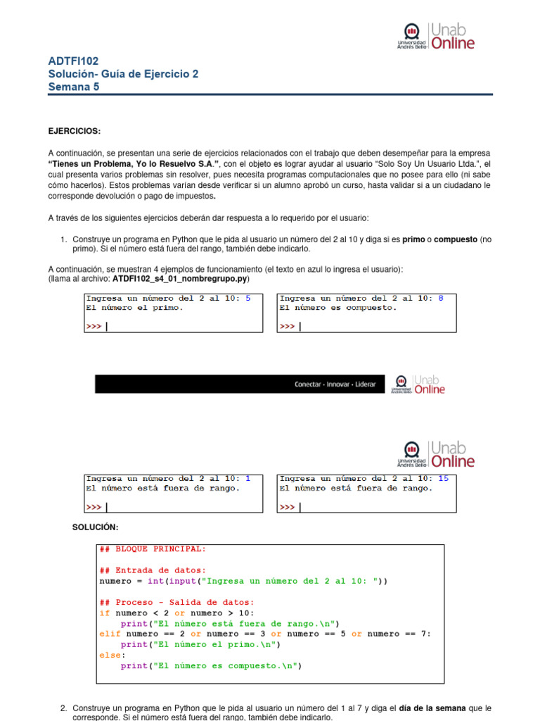 Atdfi s5 Solucion2 | PDF | Impuestos | Python (lenguaje de programación)