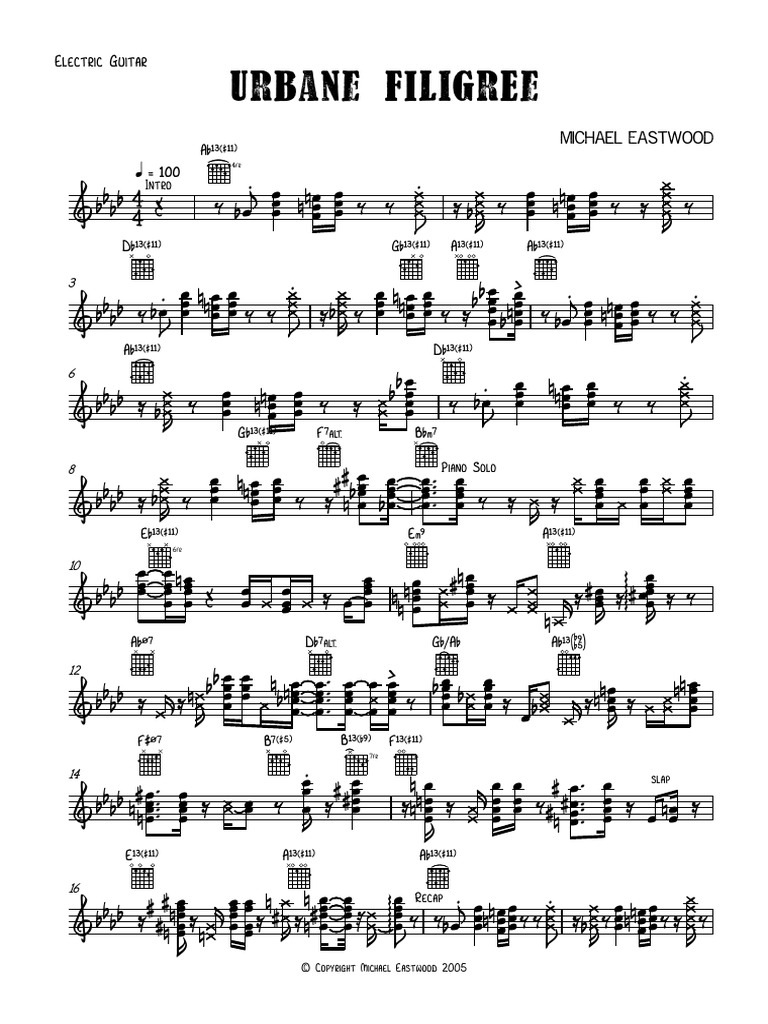 Funk - Electric Guitar | PDF