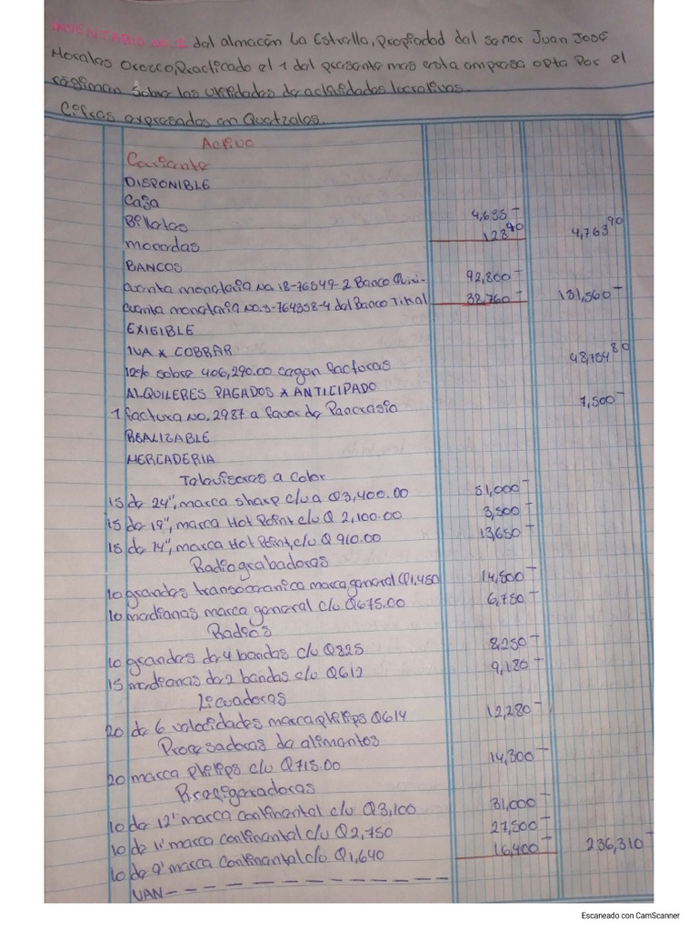 Ejercicio #1 Práctica Elida Sam | PDF