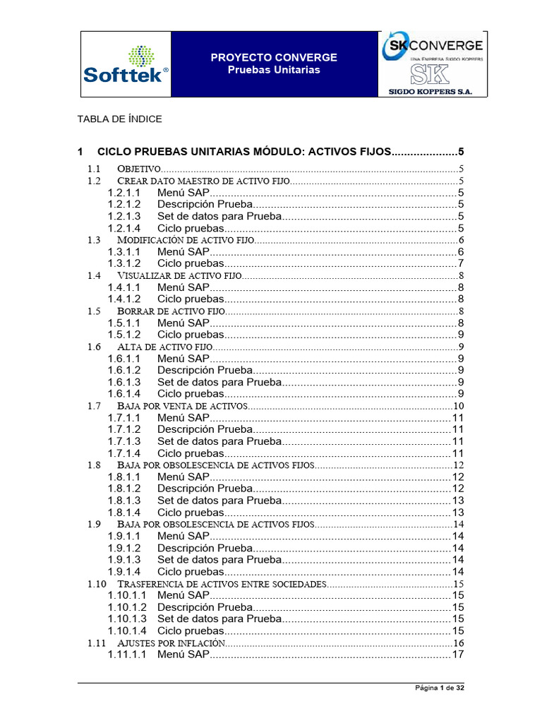 Template - UTST - Pruebas Unitarias Calidad Chile | PDF
