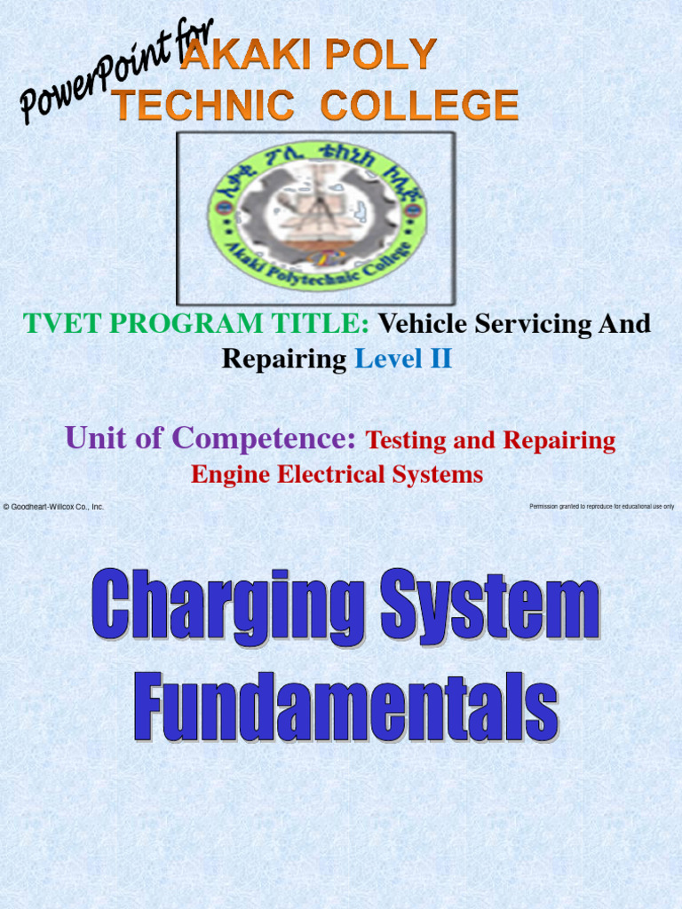 CHAPTER 33 Charging System | PDF | Electrical Equipment | Physical Quantities