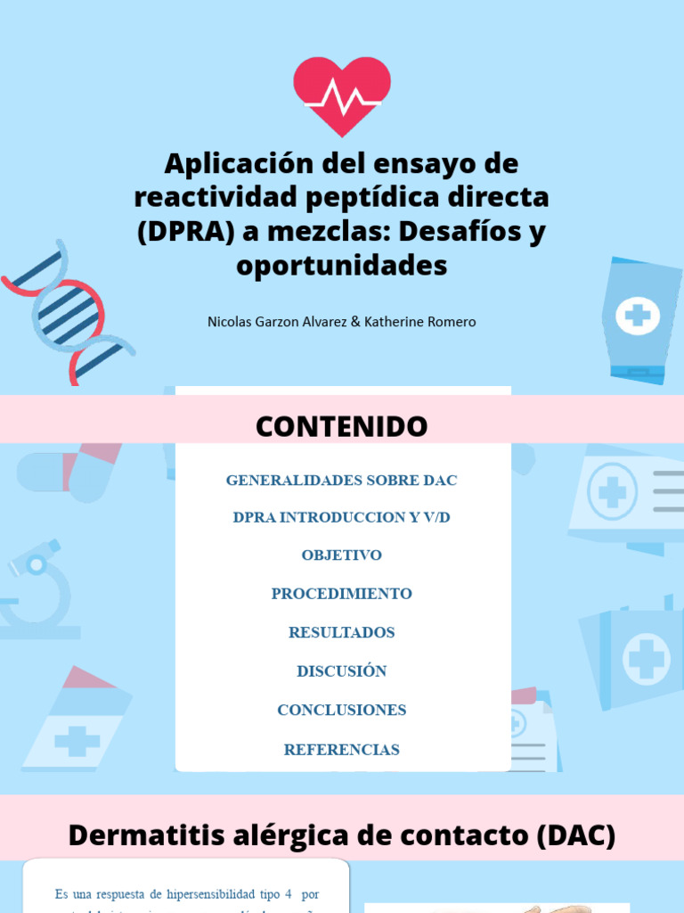 Presentación Articulo DPRA | PDF | Péptido | Química
