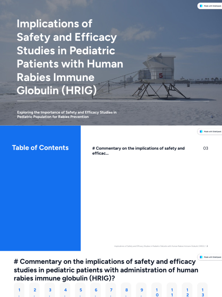Implications of Safety and Efficacy Studies in Pediatric Patients With ...