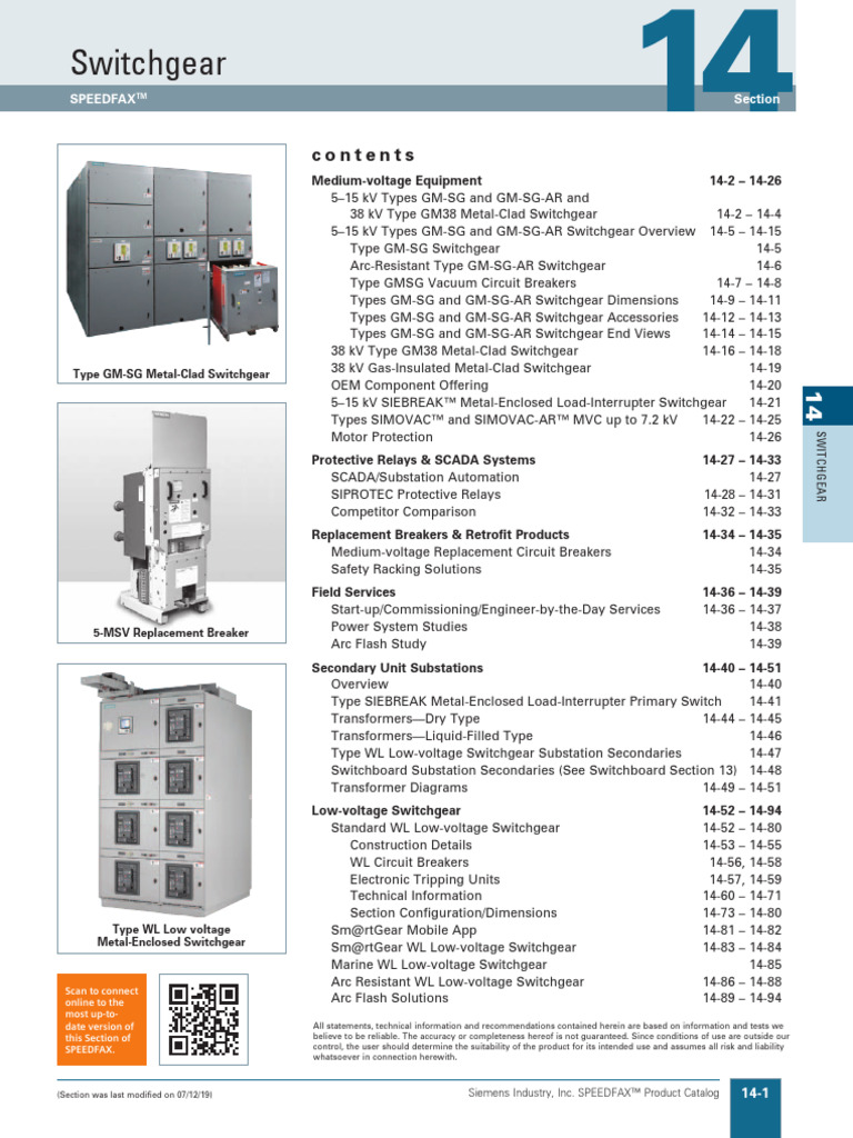 SF 17 Sect 14 ALL Web | PDF | High Voltage | Fuse (Electrical)