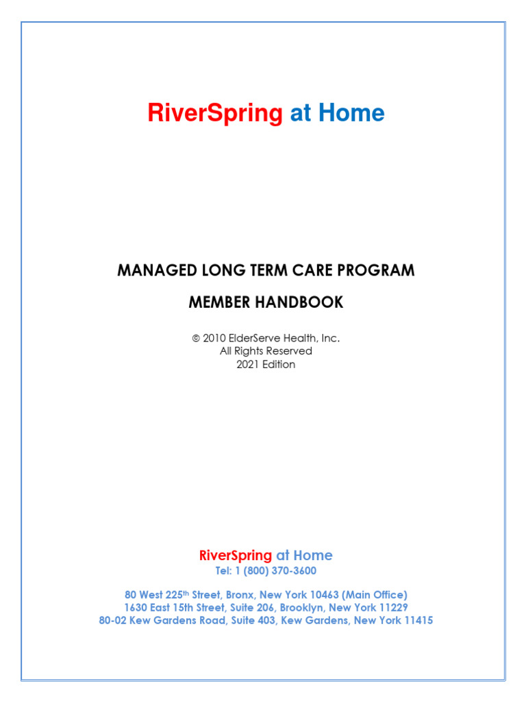 Riverspring: at Home | Download Free PDF | Medicaid | Medicare (United ...