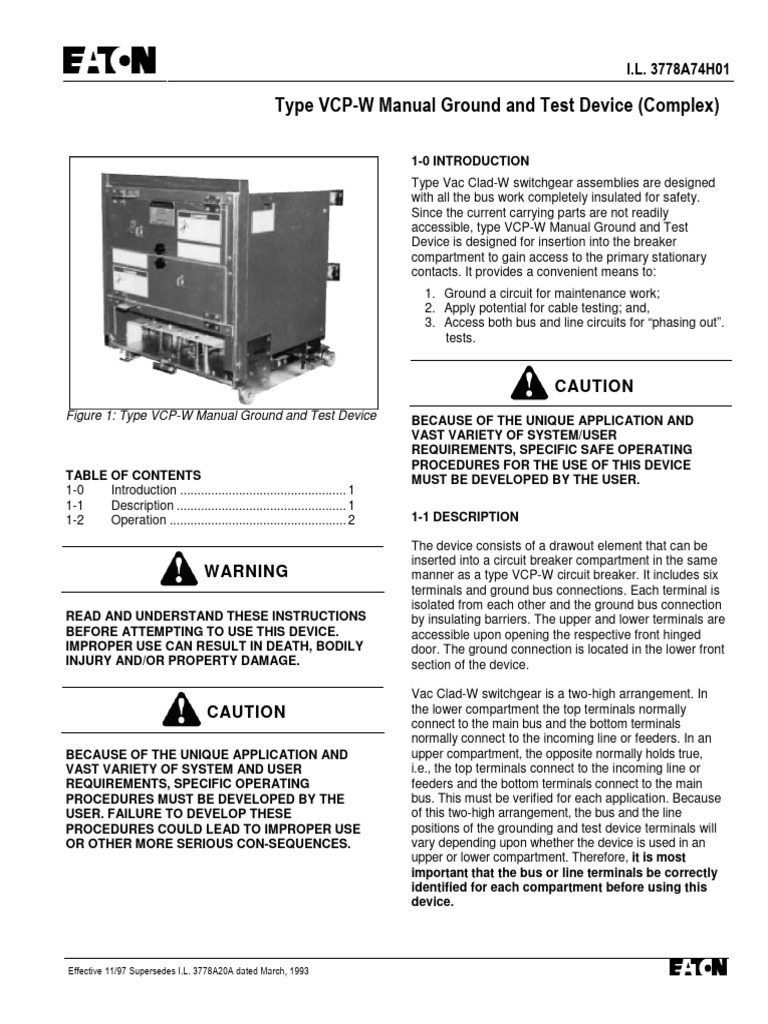 5 15kv SMG TD Bolted Cable Type Instuction Booklet 3778a74h01 | PDF ...