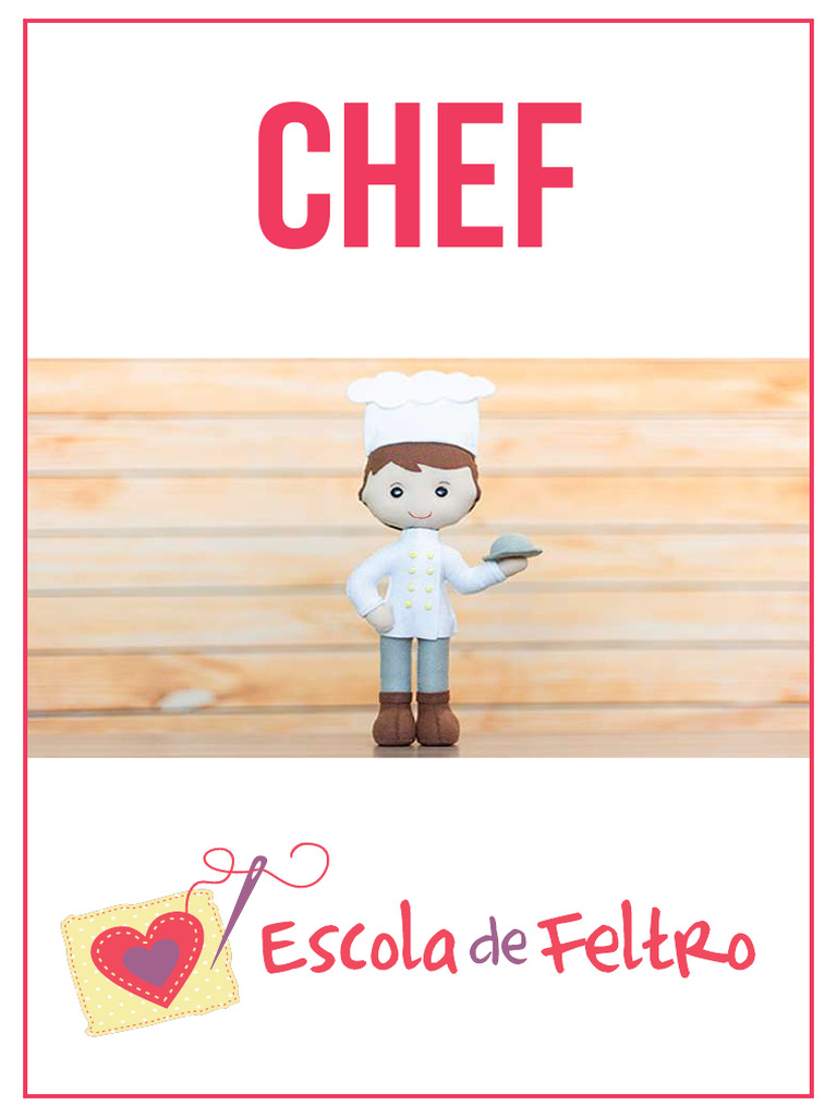 Boneco Chefe Escola Do Feltro | PDF