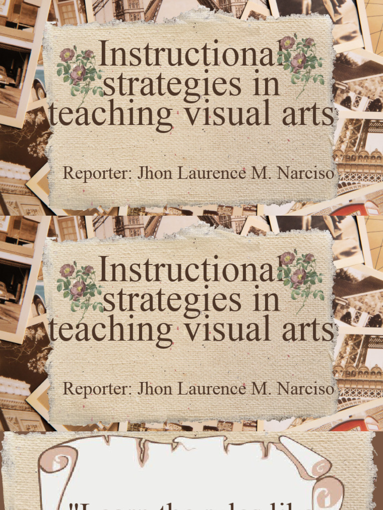 Strategies in Teaching Visual Arts - 20240213 - 092904 - 0000 | PDF ...