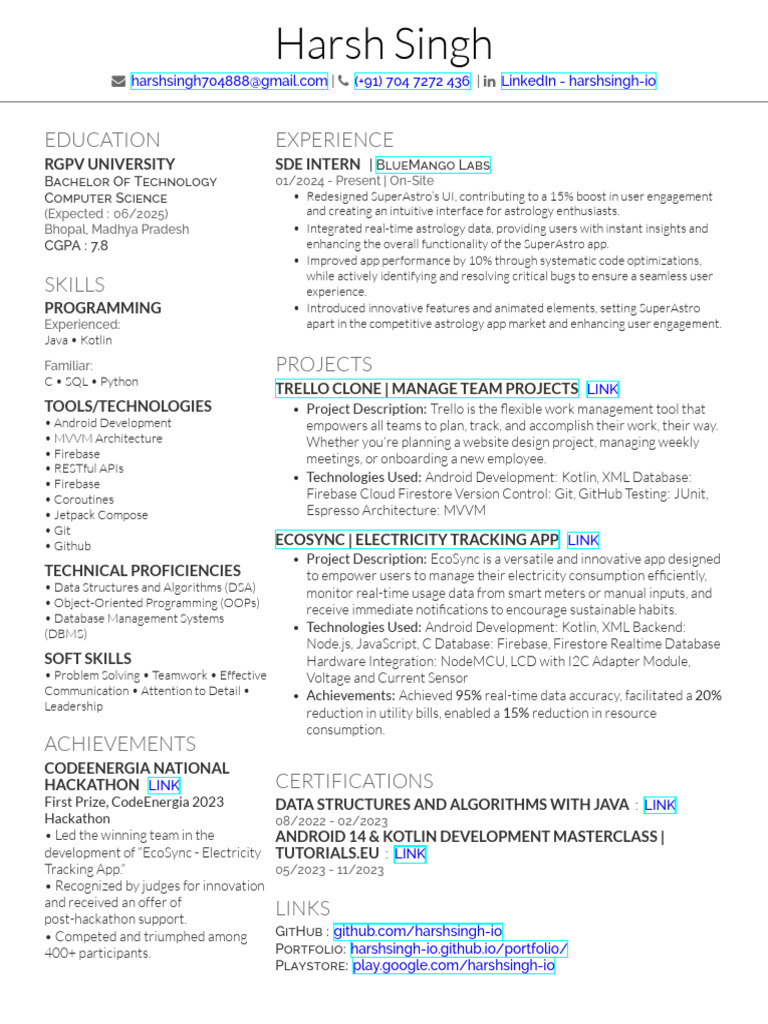 Standford Resume | PDF | Software Engineering | Computer Science