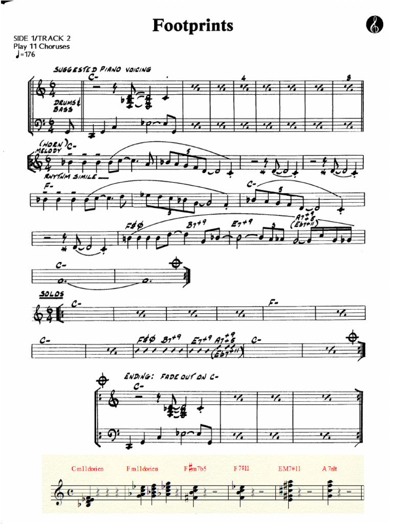Footprints Piano | PDF
